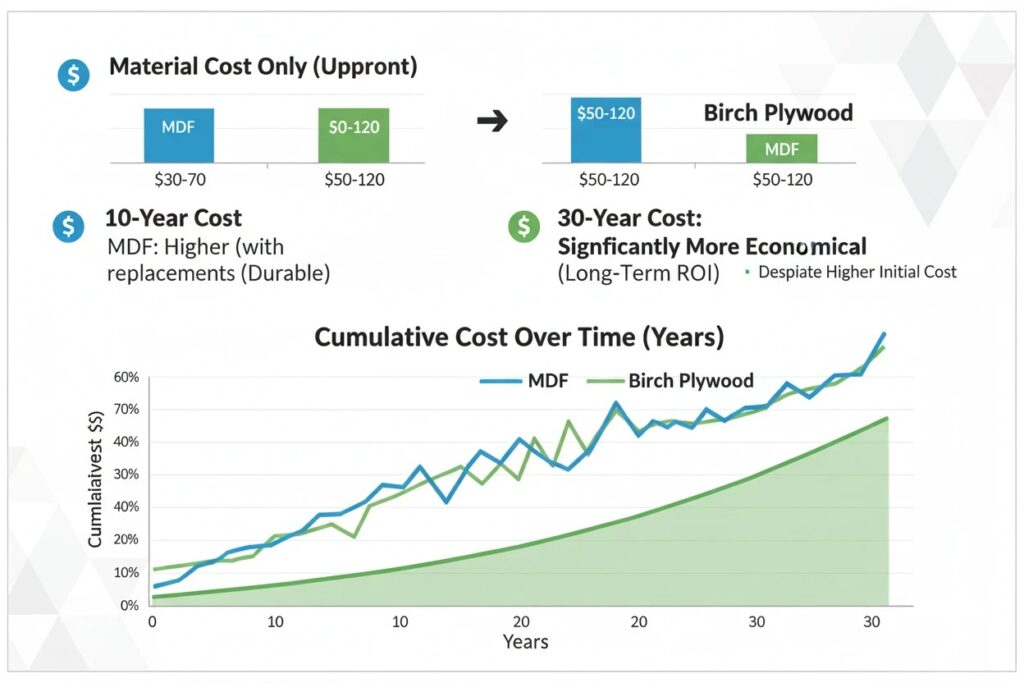 Birch Plywood vs MDF: Comparison, Strength, Cost & Uses 2026