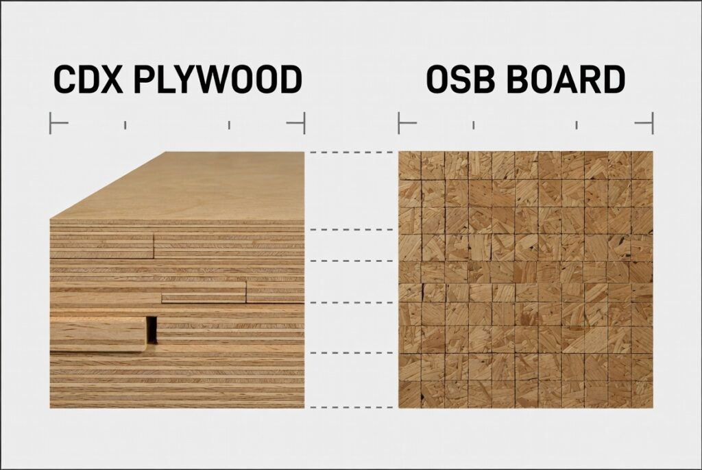 CDX Plywood vs OSB: Differences, Cost, Strength Guide