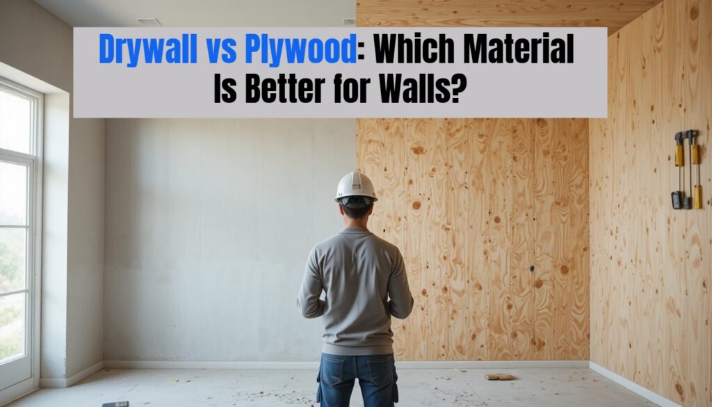 Drywall vs Plywood: Cost, Strength, Insulation & Best Uses